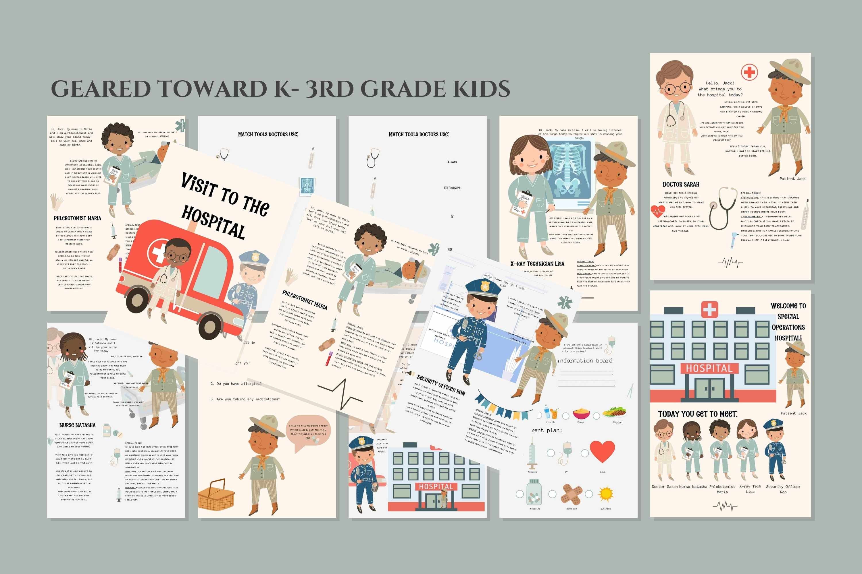 Community Helpers Dramatic Play Unit Study for Elementary Grades ...