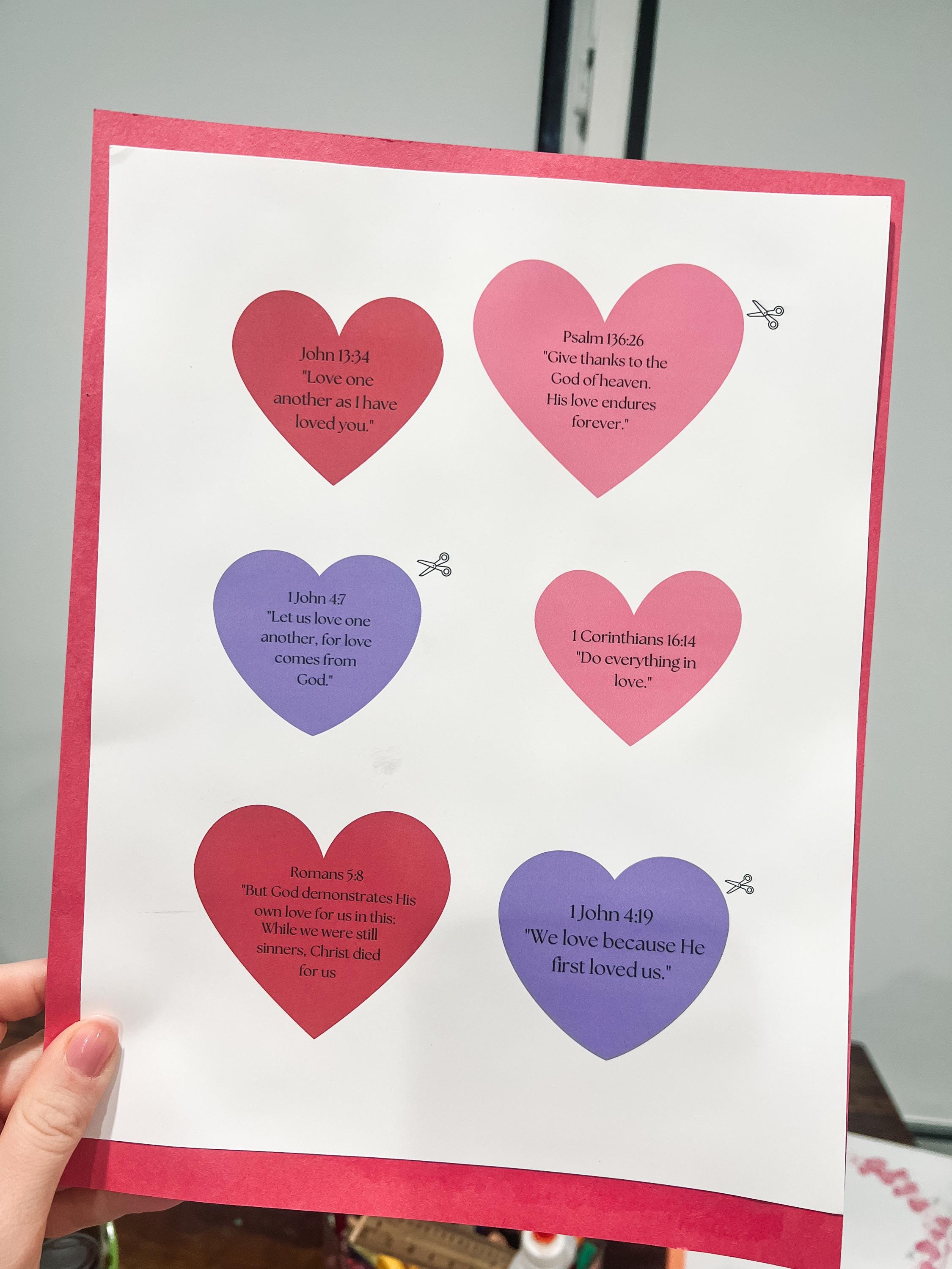 Bible Craft Jesus Loves You Craft Printable for Kids; Sunday School ...