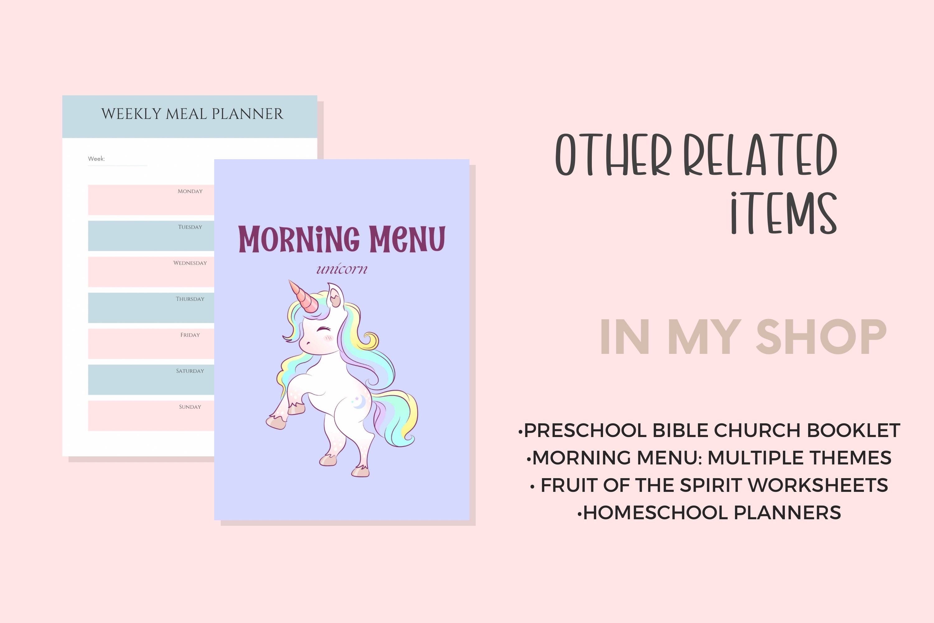 Homeschool Printables Dinosaurs Morning Menu Activities: Homeschool ...