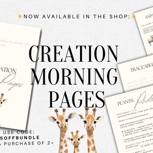 Bible Worksheets Morning Menu Activities: Homeschool Curriculum Planner ...