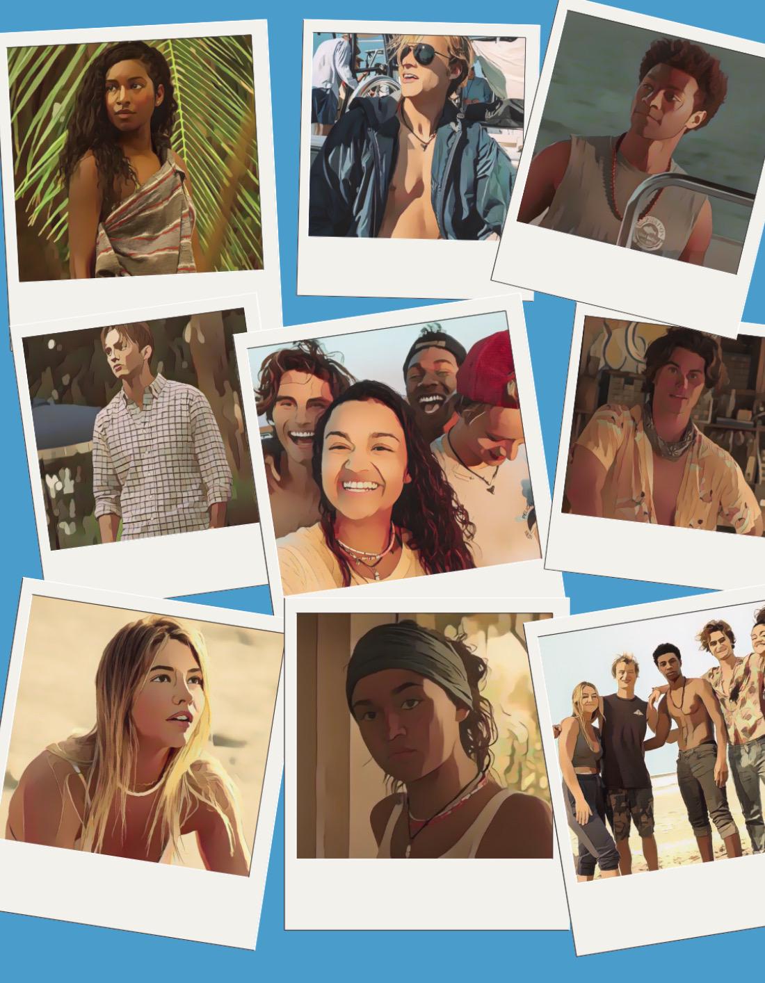 Outer Banks Stickers, Animated Poloroid Stickers With Outer Banks Cast ...