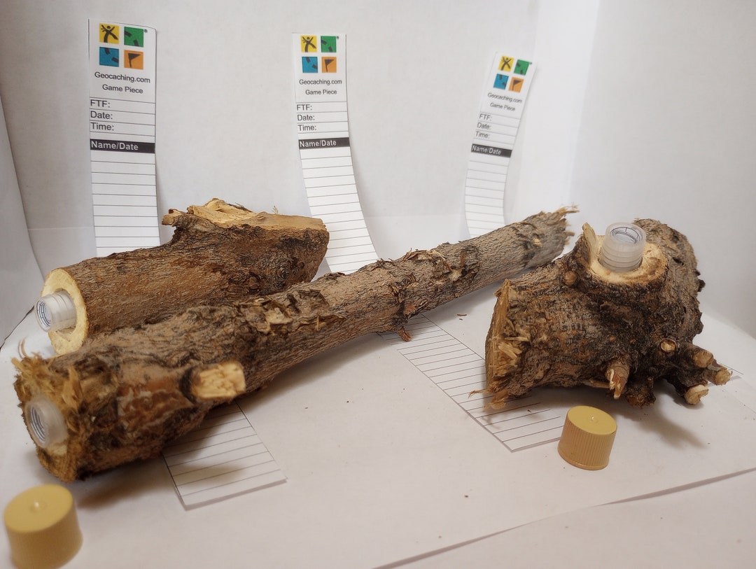 Handmade Real Wood Stick Style Geocache - Etsy