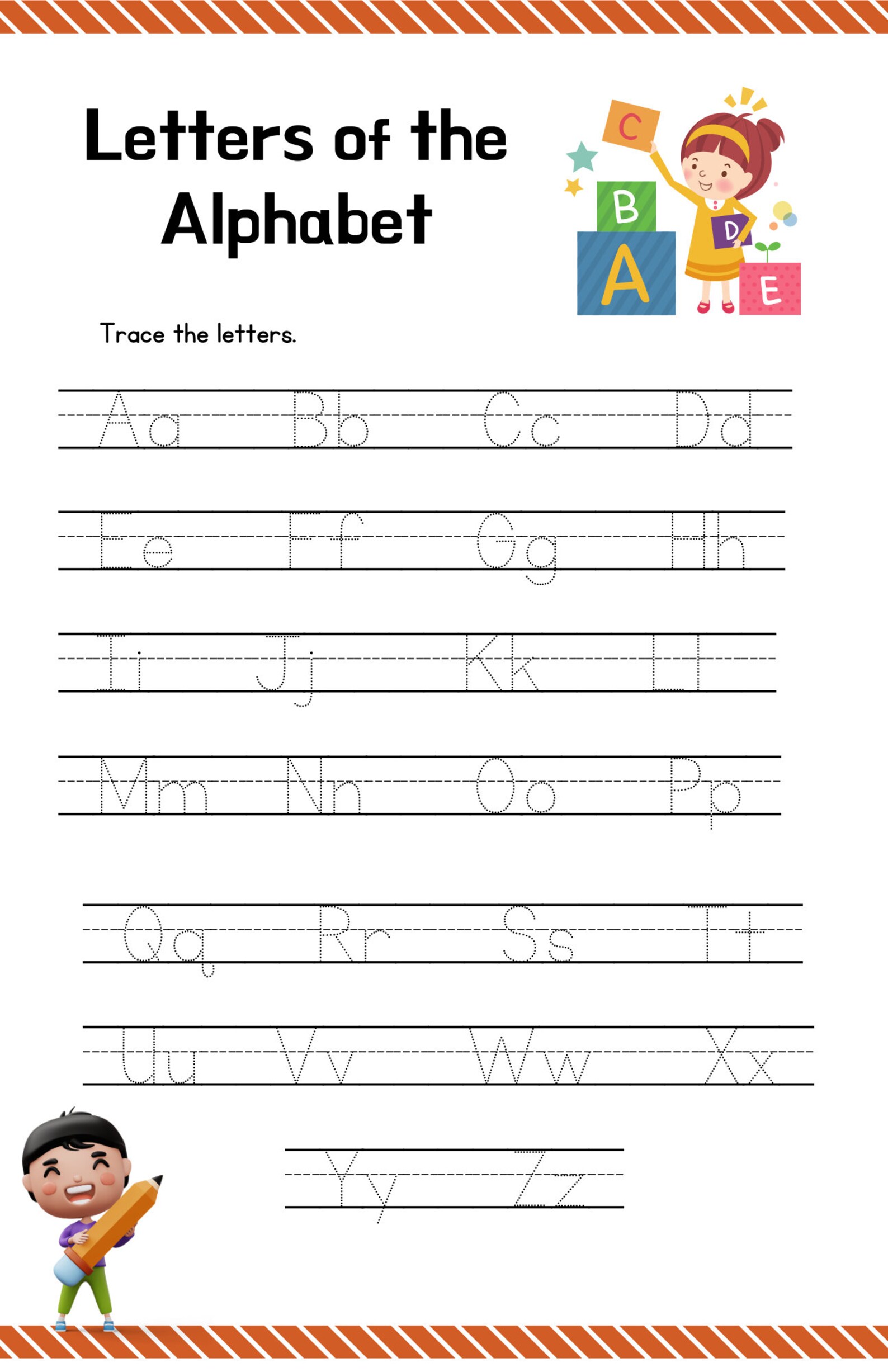 Personalized Tracing Pads for Kids - Etsy