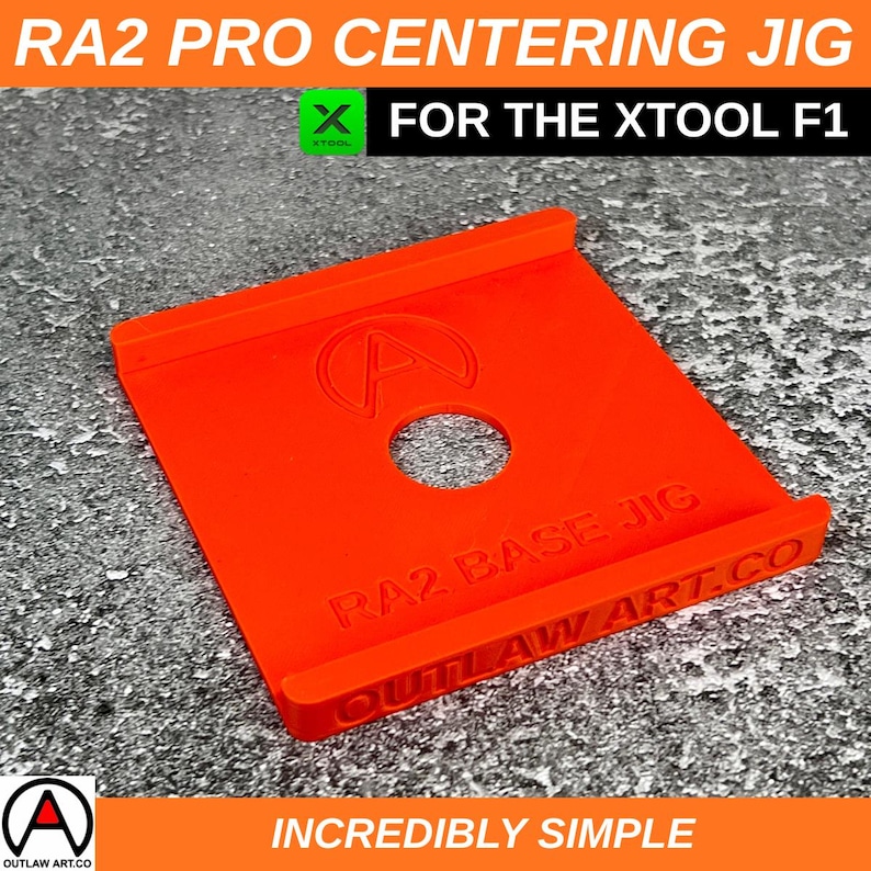 RA2 PRO CENTERING JIG - for Xtool F1 Laser, Easy, Accurate, Fast - Etsy