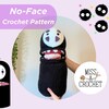 No Face Plushie Pattern - Etsy