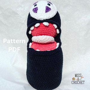 PATTERN No-face Crochet Pattern, Kanoshi, Spirited Away Amigurumi, PDF ...