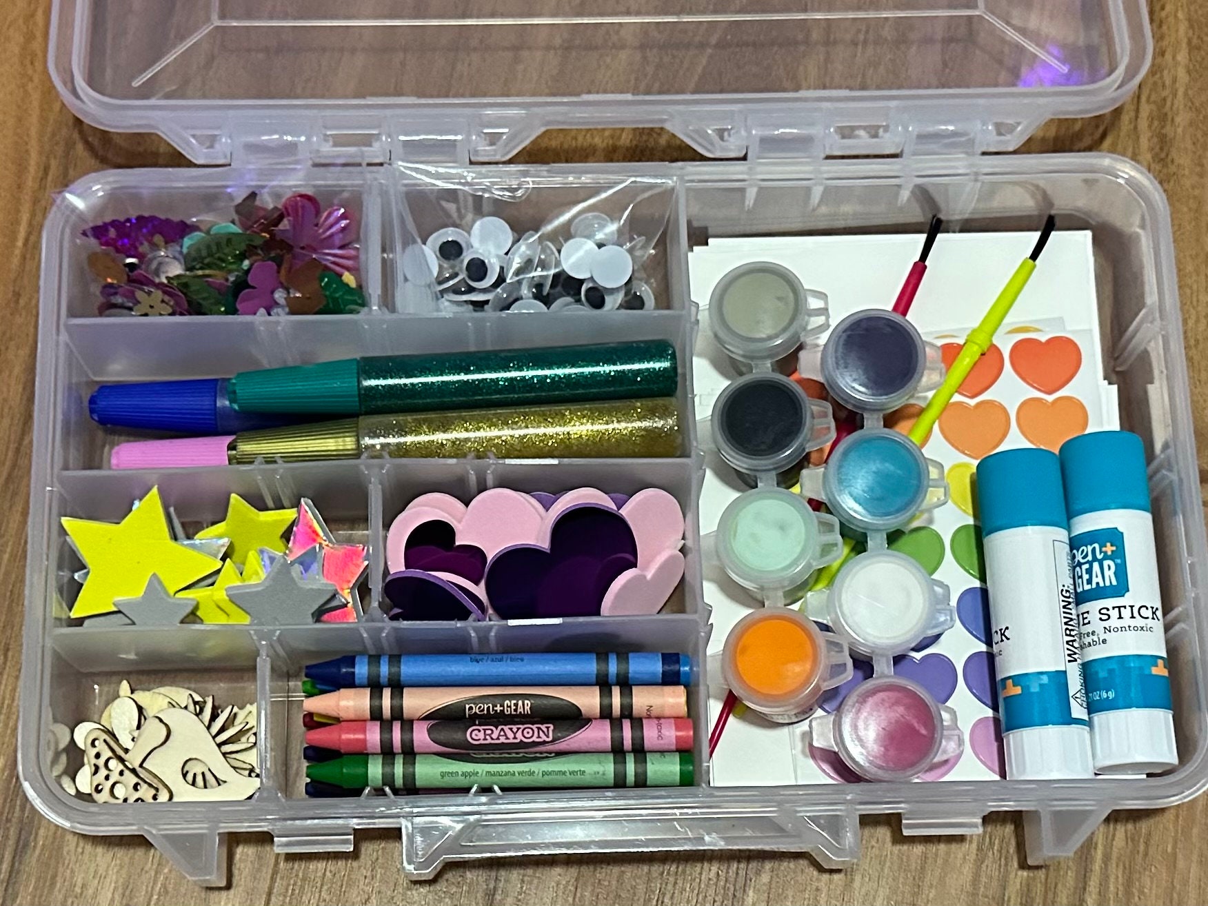 Personalized Art Box Spring Gift for Kids Arts and Crafts - Etsy