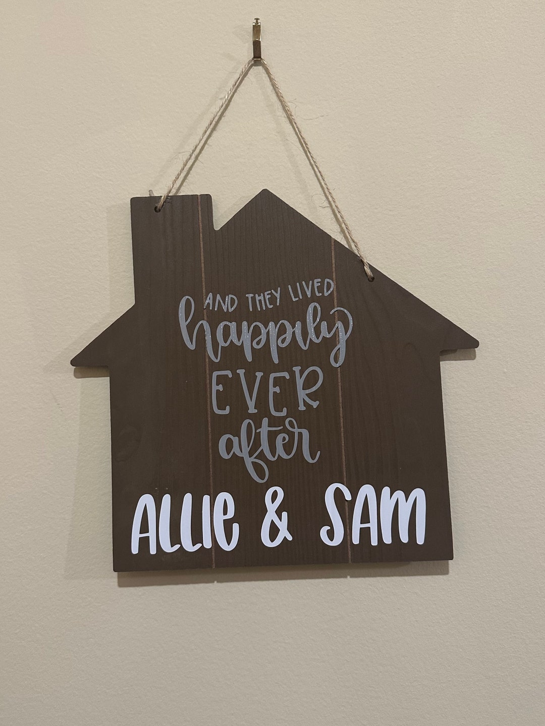 Personalized Home Sign Wedding Housewarming or Engagement - Etsy