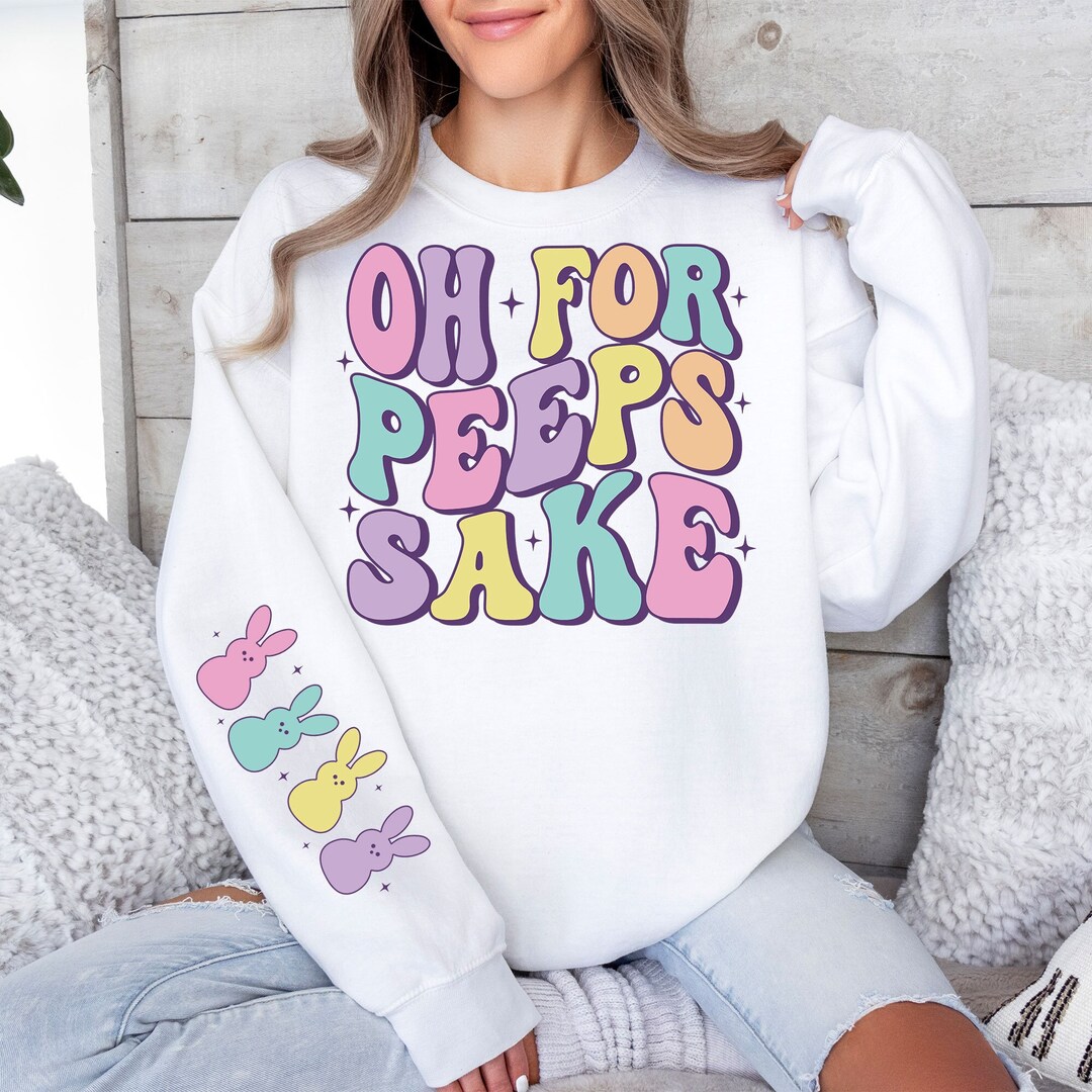 Oh for Peeps Sake SVG, Cute Easter Svg, Easter Svg, Easter Png, Kids ...