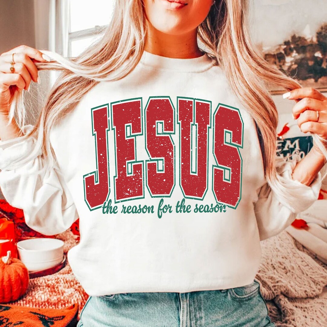 Jesus the Reason for the Season SVG PNG, Faith Christmas Svg, Merry ...