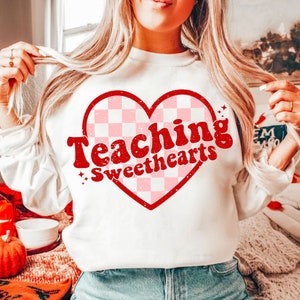 Teaching Sweethearts SVG, Teacher Valentine, Valentines Day Shirt, Love ...