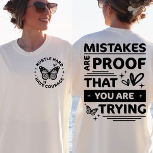 Mistakes Are Proof SVG PNG, Svg Cut Files for Cricut, Self Love Svg ...