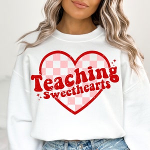 Teaching Sweethearts SVG, Teacher Valentine, Valentines Day Shirt, Love ...