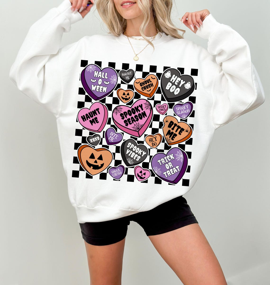 Candy Hearts Halloween Png, Retro Halloween Png,halloween Png,halloween ...