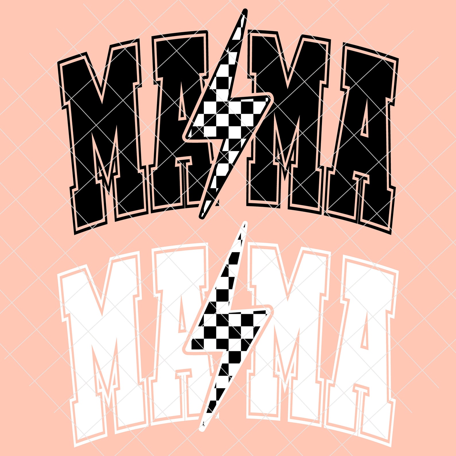 Mama Lightning Bolt SVG PNG, Mama Svg, Mama Png, Mama Shirt Svg, Mom ...