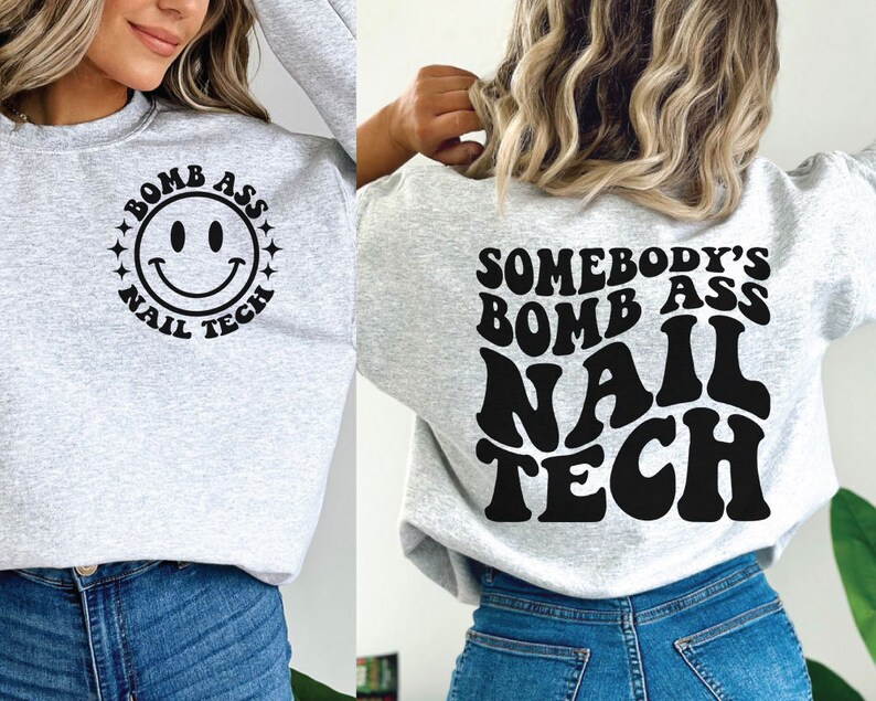 Somebody's Bomb Ass Nail Tech SVG & PNG Somebody's - Etsy Australia