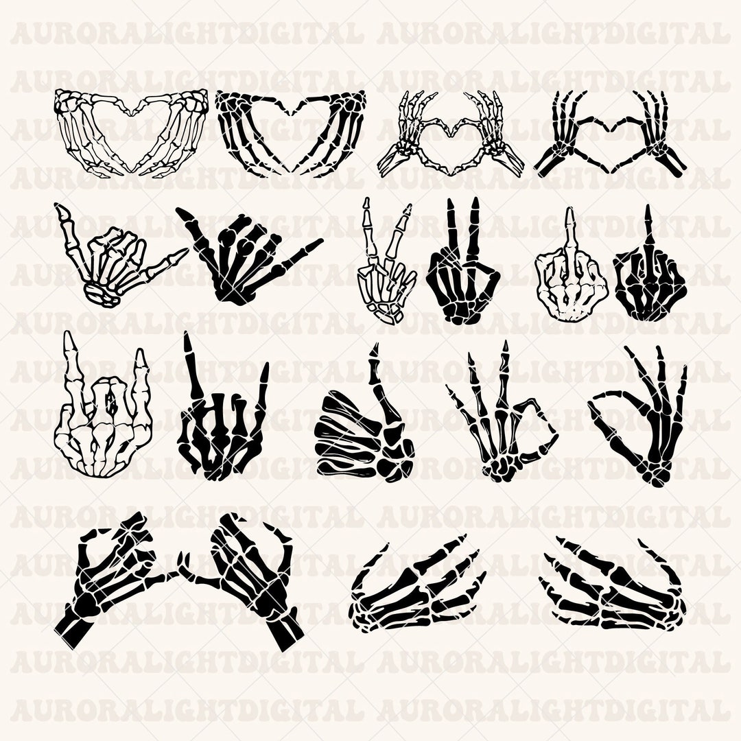 Skeleton Hands SVG Skull Skeleton Hand Halloween Svg Rack Hand Svg ...