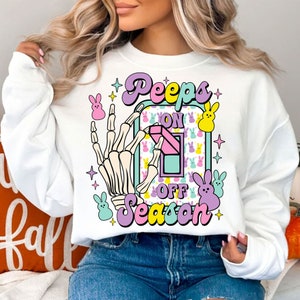 50 Retro Easter PNG Bundle, Easter Png, Easter Printable, Peeps Png ...