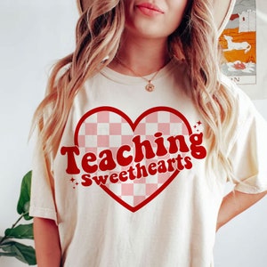 Teaching Sweethearts SVG, Teacher Valentine, Valentines Day Shirt, Love ...