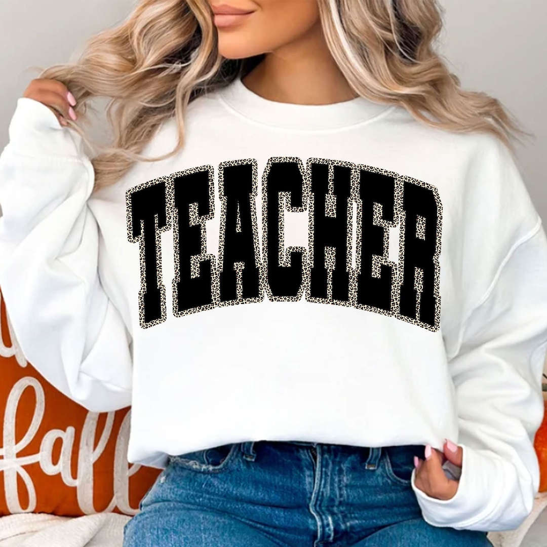 Teacher Leopard Print PNG Design, Teacher Png, Teacher Life Png ...