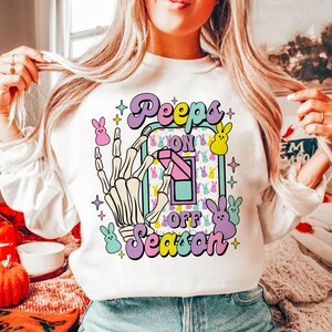 Peeps Season Mode on PNG, Easter Png, Easter Bunny Png, Easter Shirt ...