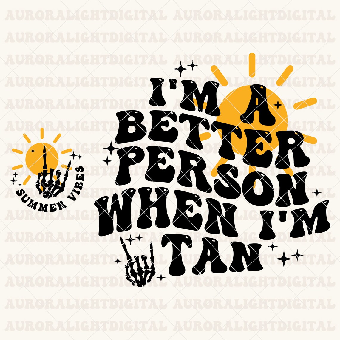 I'm a Better Person When I'm Tan SVG, Trendy Svg, Trendy Png, Summer ...