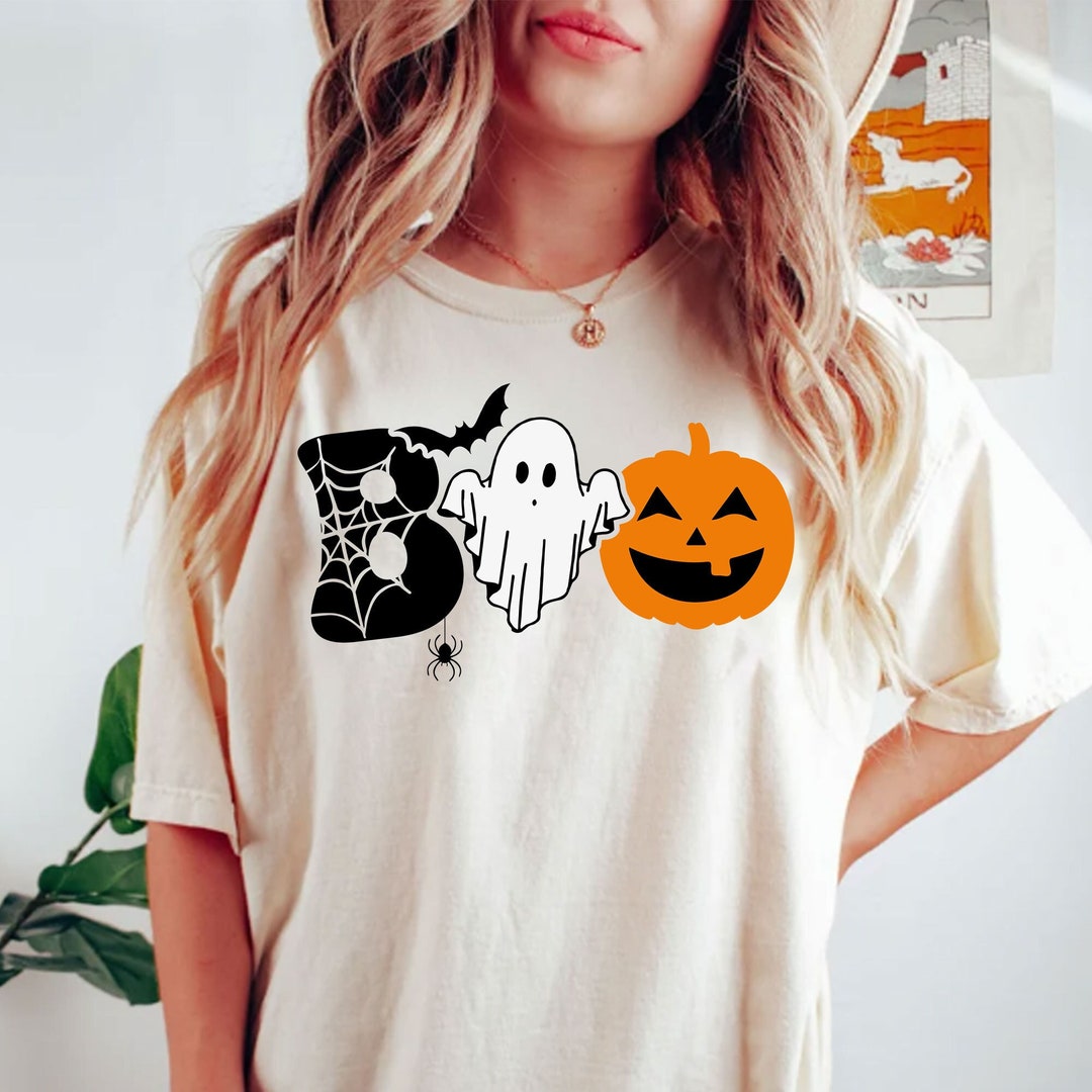 Boo SVG, Halloween SVG, Ghost SVG, Spooky Svg, Pumpkin Svg, Spider Web ...
