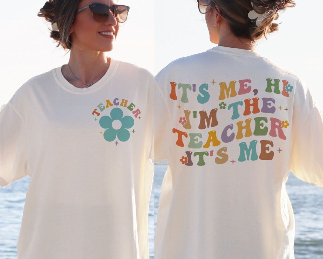 It's Me Hi I'm the Teacher It's Me Svg Png, Funny Teacher Svg Png ...