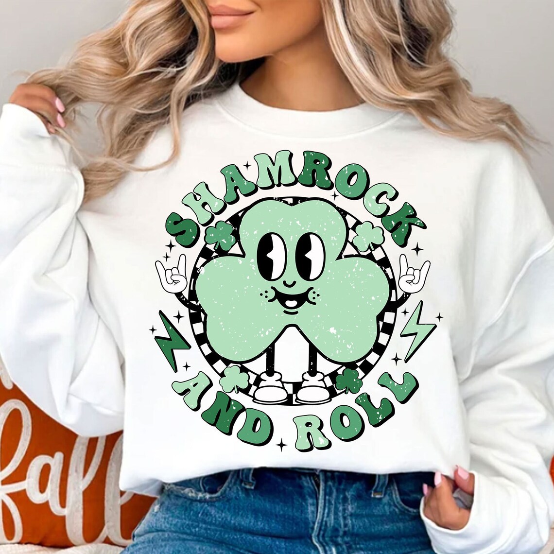 Shamrock and Roll PNG, St Patrick's Day Png, Funny St Patricks, Lucky ...