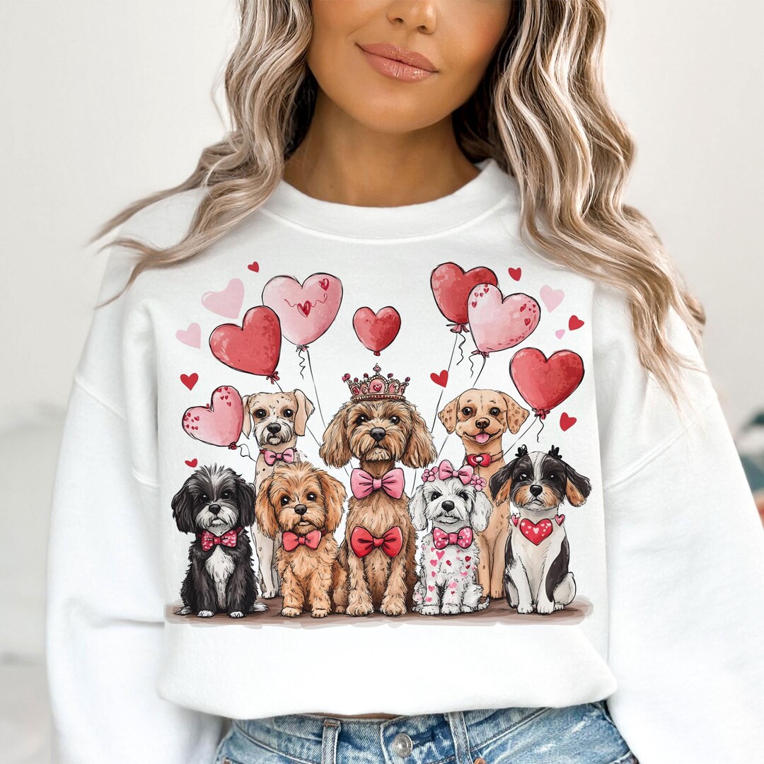 Valentines Dogs Png, Dog Owner Valentines Gift, Dog Valentines Design ...