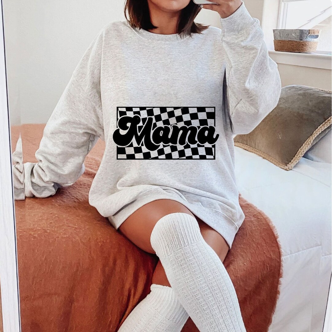 Checkered Mama Svg Png, Retro Mama Svg Png, Boy Mama Svg Png, Girl Mama ...