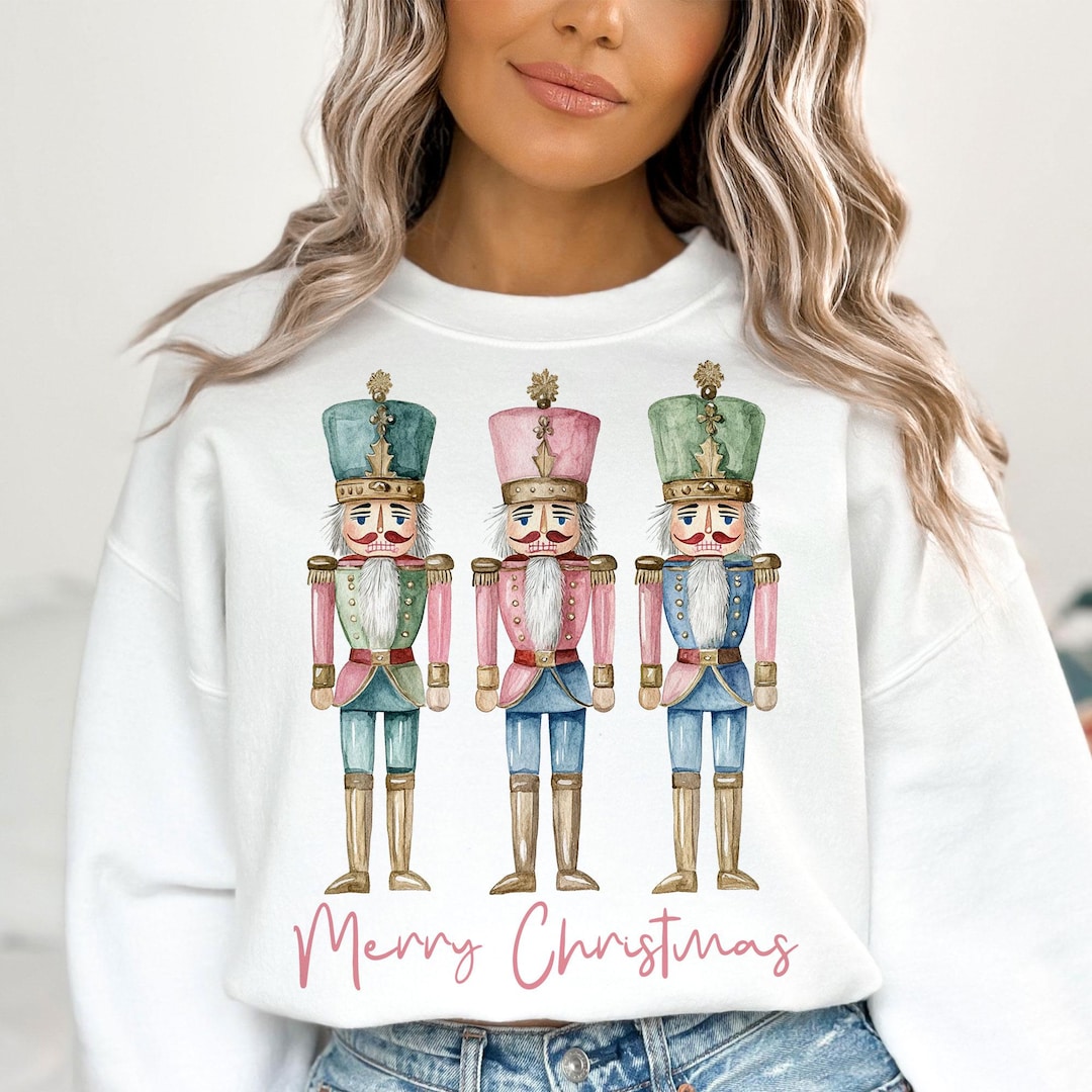 Pink Nutcracker Friends PNG, Pink Christmas PNG, Christmas Png, Retro ...