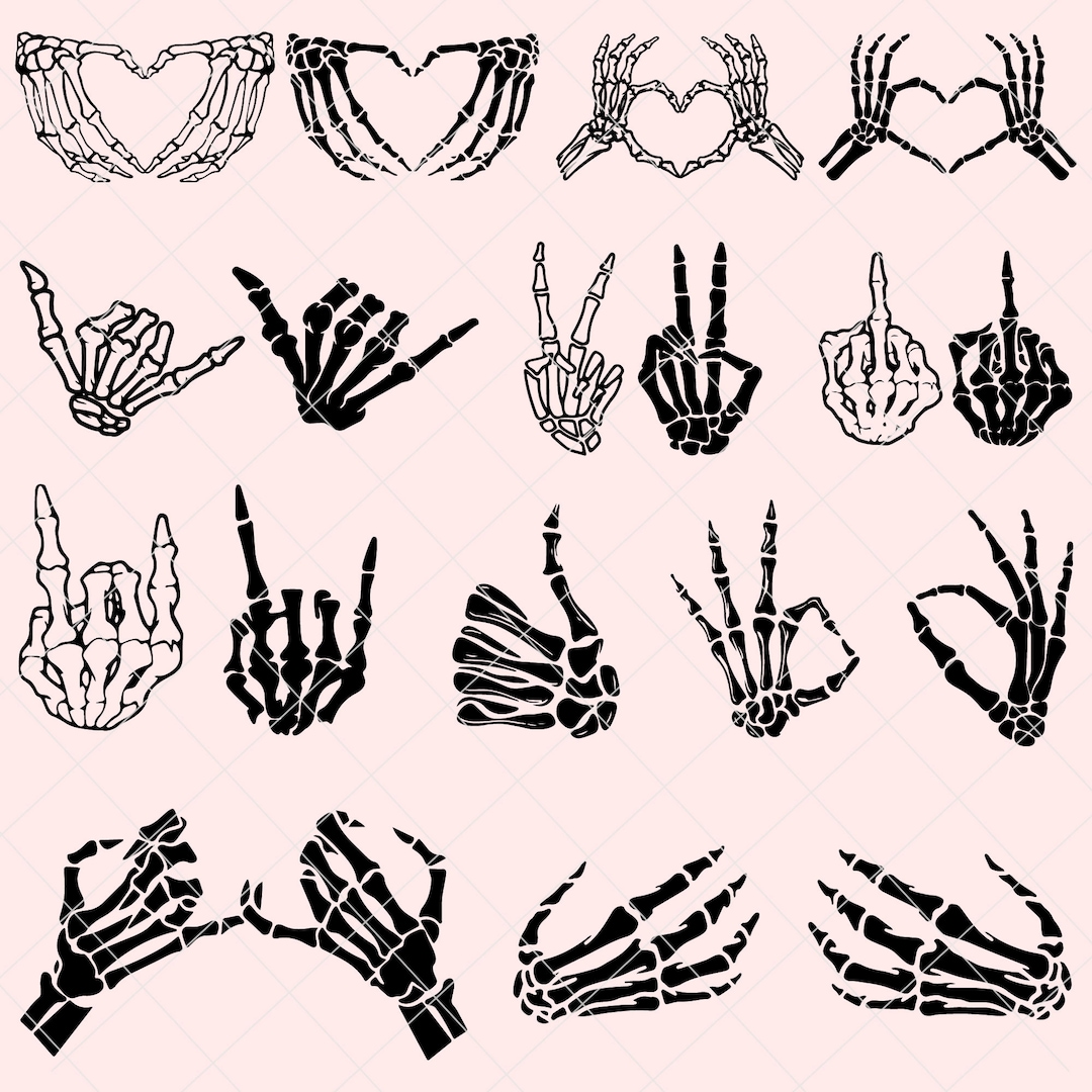 Skeleton Hands SVG Skull Skeleton Hand Halloween Svg Rack Hand Svg ...