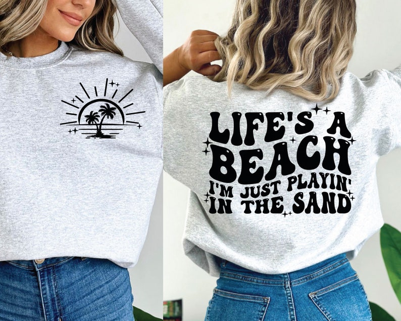 Lifes A Beach Png Beach Life Beach Png Im Just Playin Etsy
