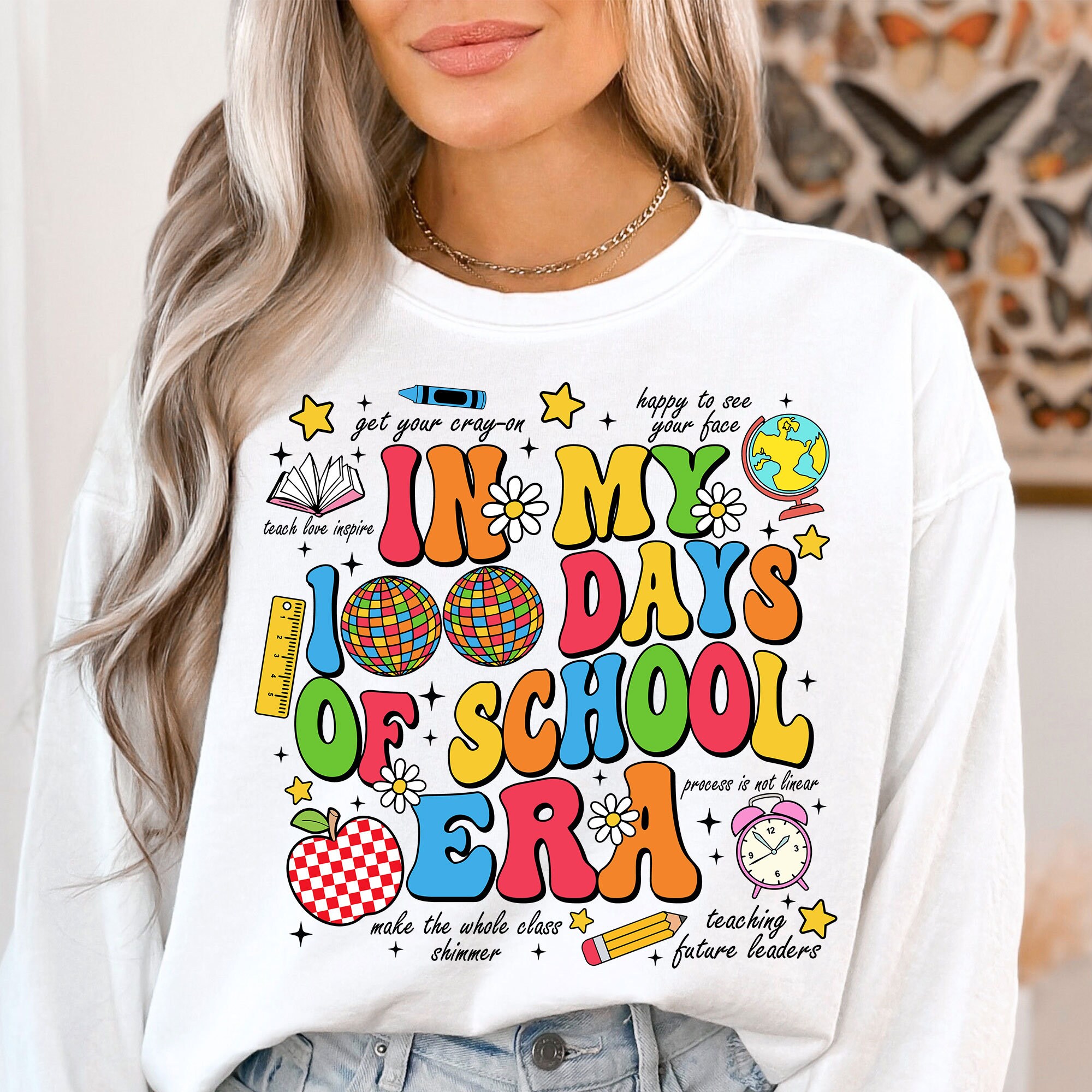 In My 100 Days of School Era PNG, 100 Days of School, 100 Days School ...