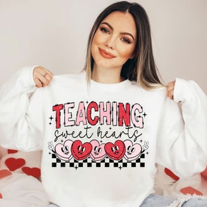 Teaching Sweethearts SVG PNG, Teacher Valentine, Valentines Shirt, Love ...