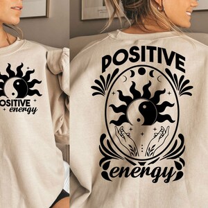 Positive Energy SVG PNG, Svg Cut Files for Cricut, Self Love Svg ...