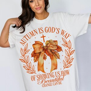 Coquette Christian Fall Png, Autumn Png, Retro Fall Jesus Png, Fall ...