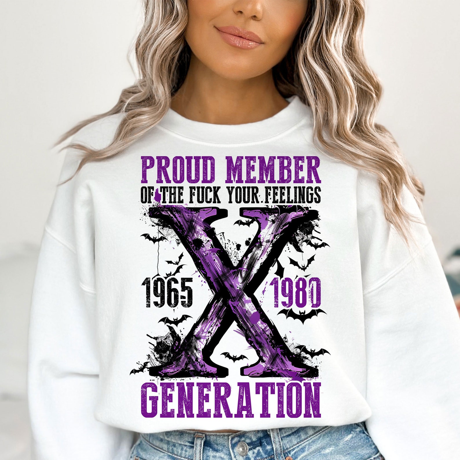 Proud Member Fck Your Feelings Generation PNG, Gen X, Halloween Png ...