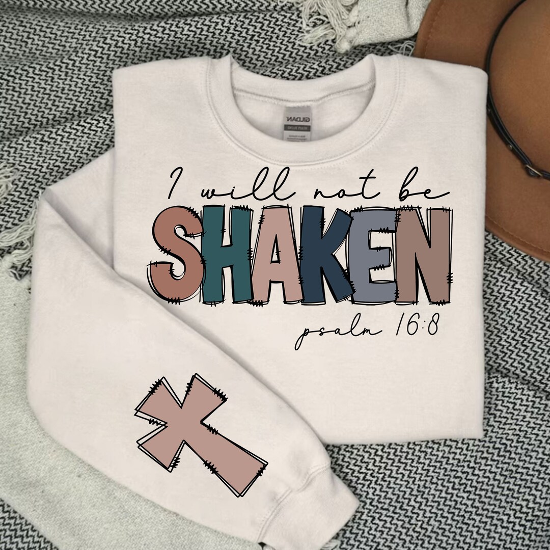 I Will Not Be Shaken SVG PNG, Easter Svg, Christian Svg, Easter ...