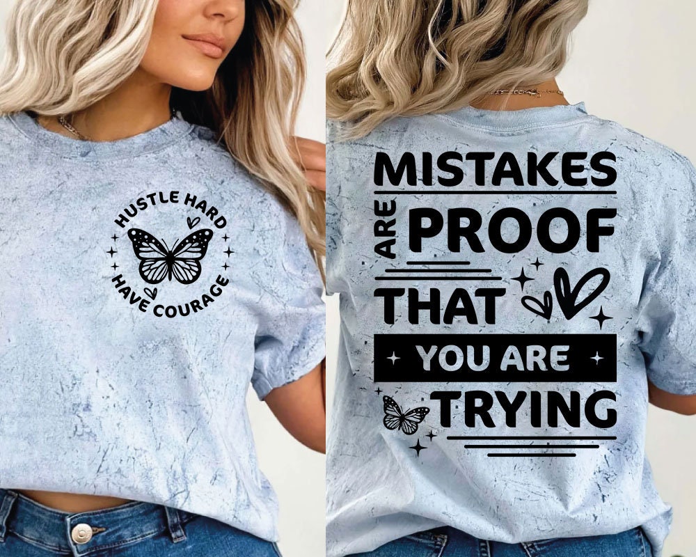 Mistakes Are Proof SVG PNG, Svg Cut Files for Cricut, Self Love Svg ...