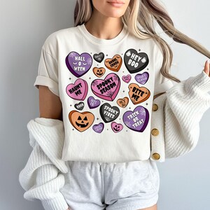 Candy Hearts Halloween Png, Retro Halloween Png,halloween Png,halloween ...