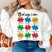 God Says I Am Autism SVG PNG, Christian Autism Png, Retro Autism Png ...