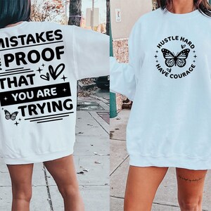 Mistakes Are Proof SVG PNG, Svg Cut Files for Cricut, Self Love Svg ...