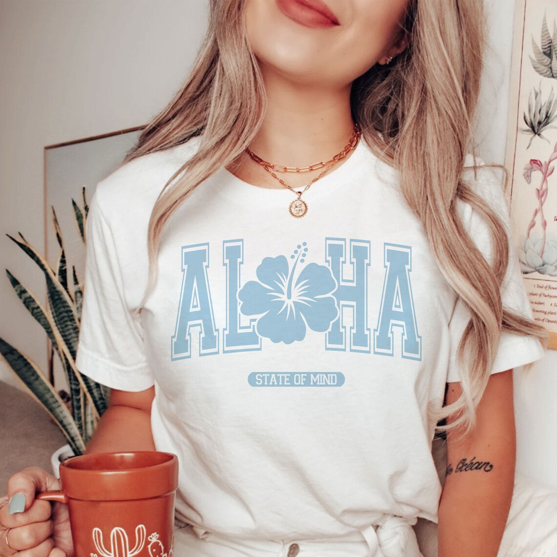 Aloha State of Mind Svg Png, Varsity Aloha Svg Png, Hawaii Svg Png ...