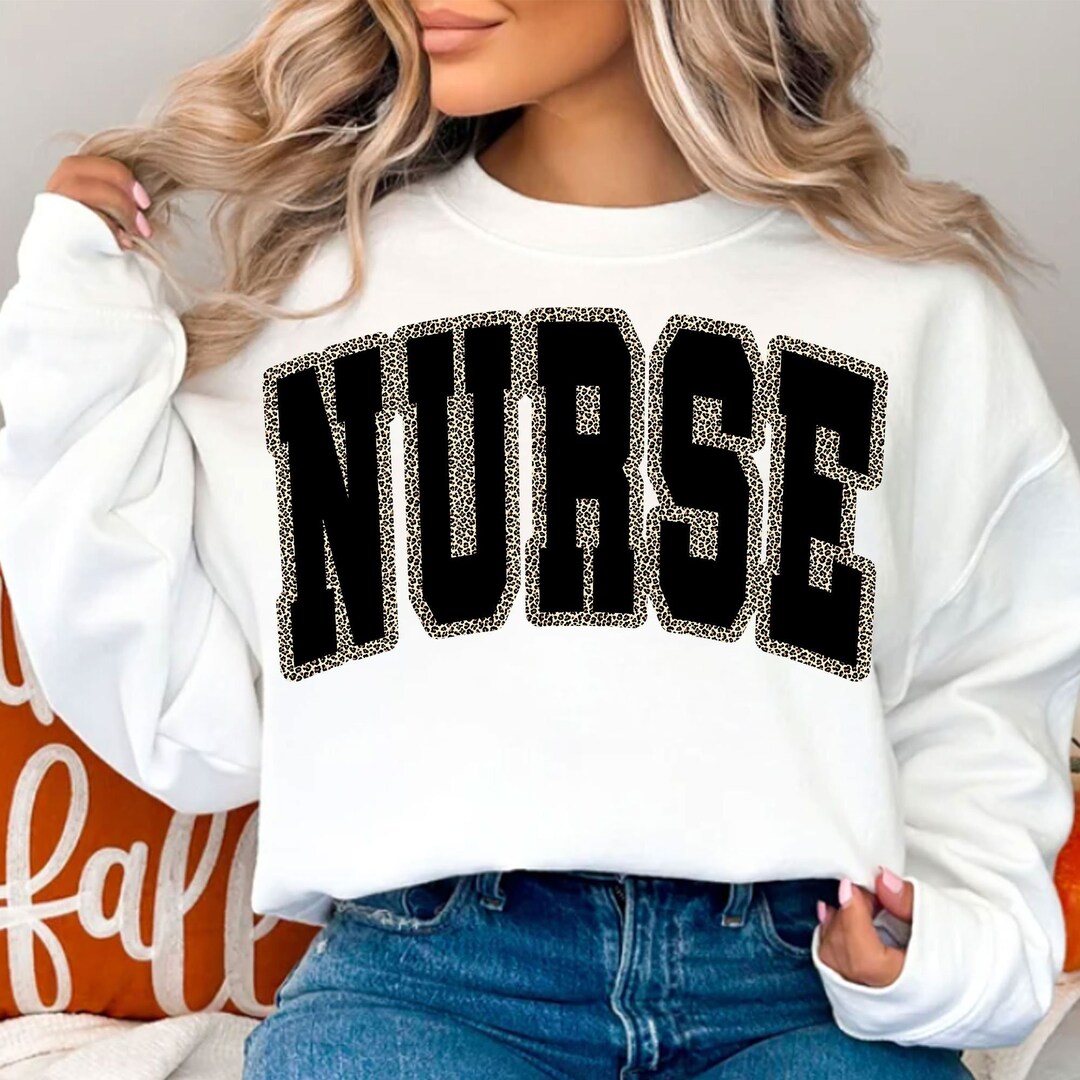 Nurse Leopard Print PNG Design, Nurse Png, Nurse Life Png, Nurse ...