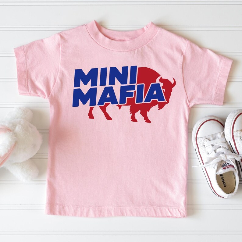 Mini Mafia Buffalo Football Kids T-shirt: Soft Unisex Toddler Tee - Etsy