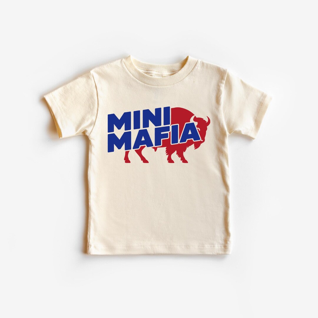 Mini Mafia Buffalo Football Kids T-shirt: Soft Unisex Toddler Tee - Etsy
