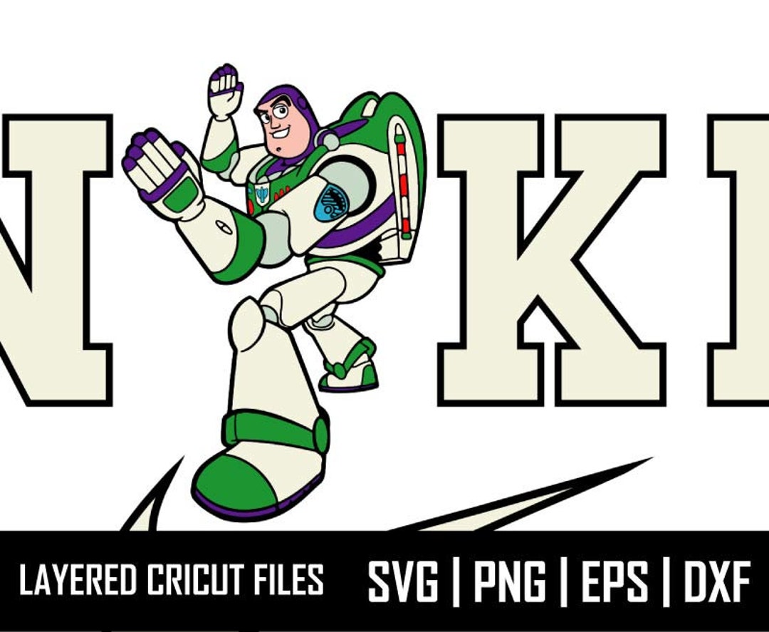 Toy Story Buzz SVG PNG Robot Clipart Layered Digital Vector - Etsy UK