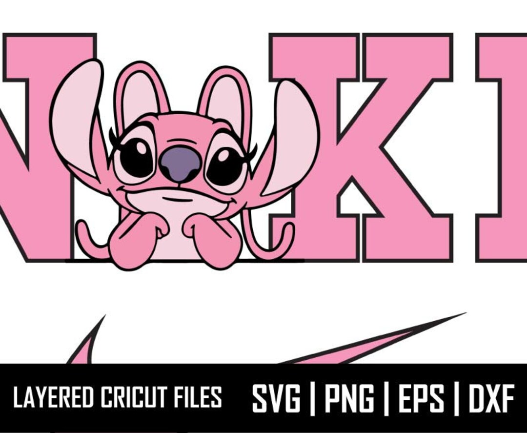 Little Angel Lilo & Stitch SVG Cute Layered Digital Vector - Etsy